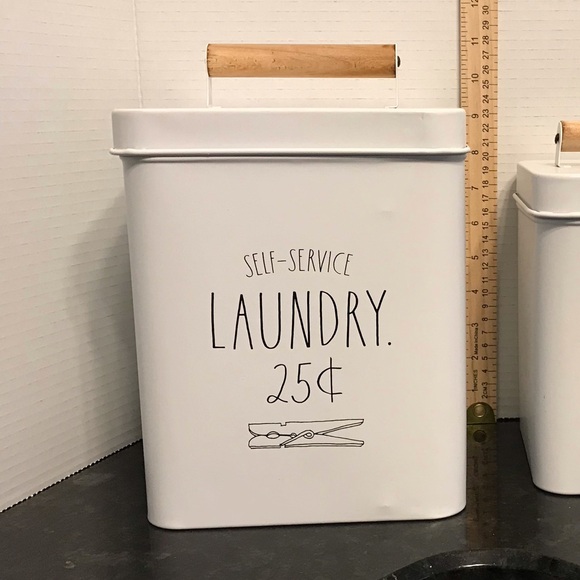 Rae Dunn | Storage & Organization | Rae Dunn White Large Laundry ...
